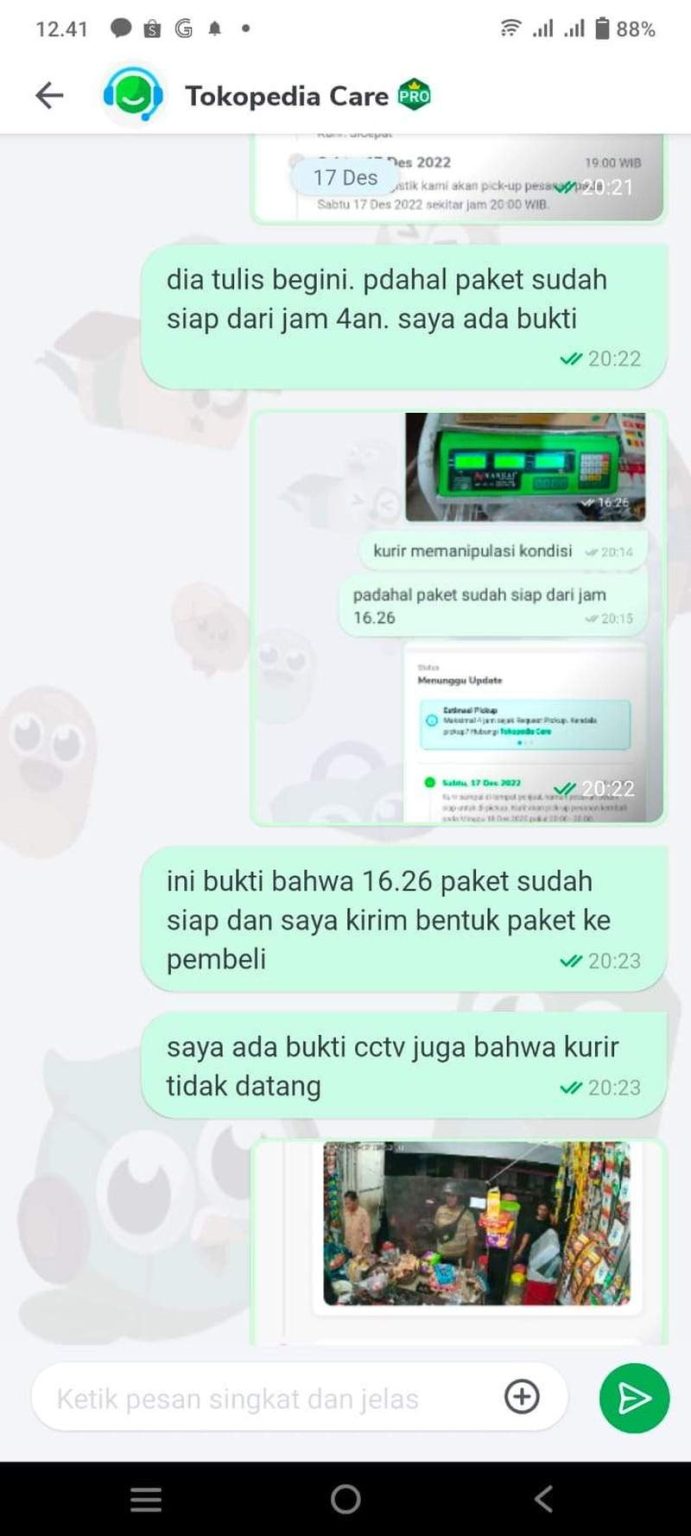 Kecewa Terhadap Kinerja Sicepat Kurir Rekomendasi Tokopedia