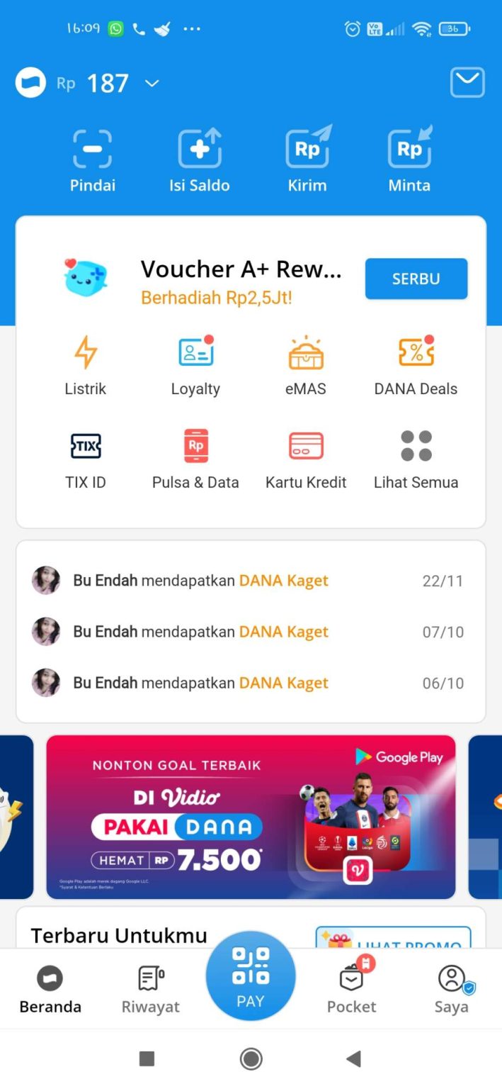 Top Up dari m-Banking Mandiri Tidak Masuk ke Saldo DANA
