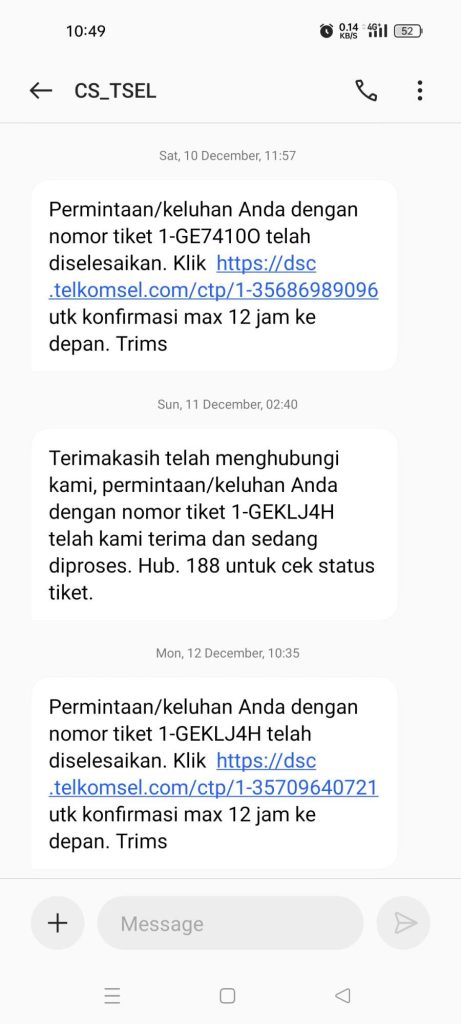 Cara Penanganan Pelanggan di CS Telkomsel Twitter