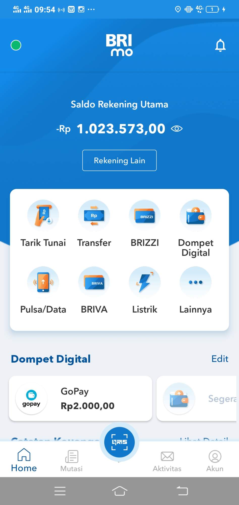 BRI Ceria Ter-autodebit Dua Kali