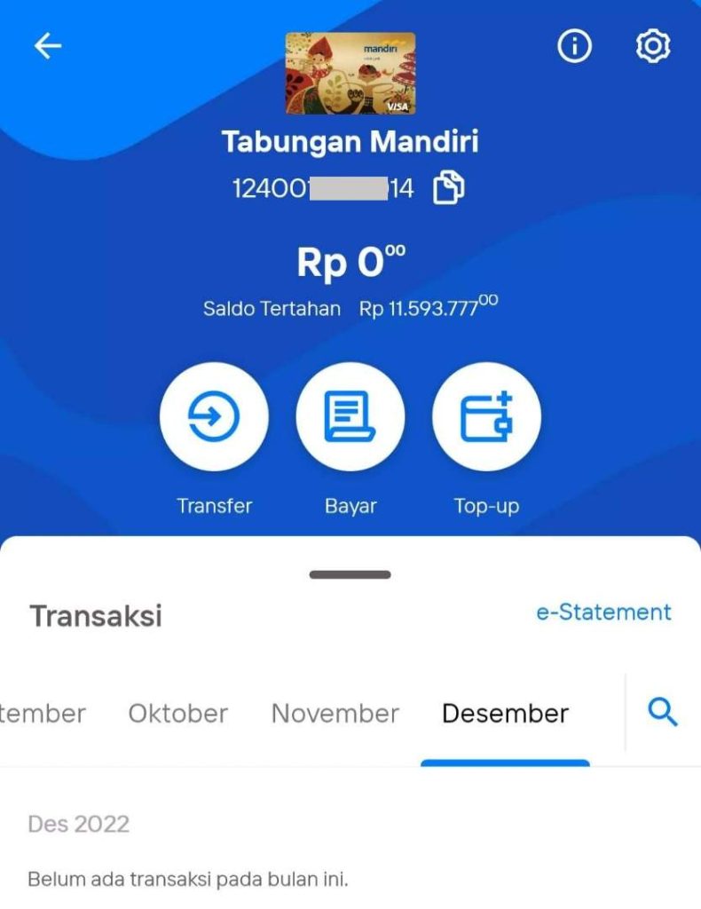 Penahanan Saldo Rekening Bank Mandiri Tanpa Bukti yang Valid