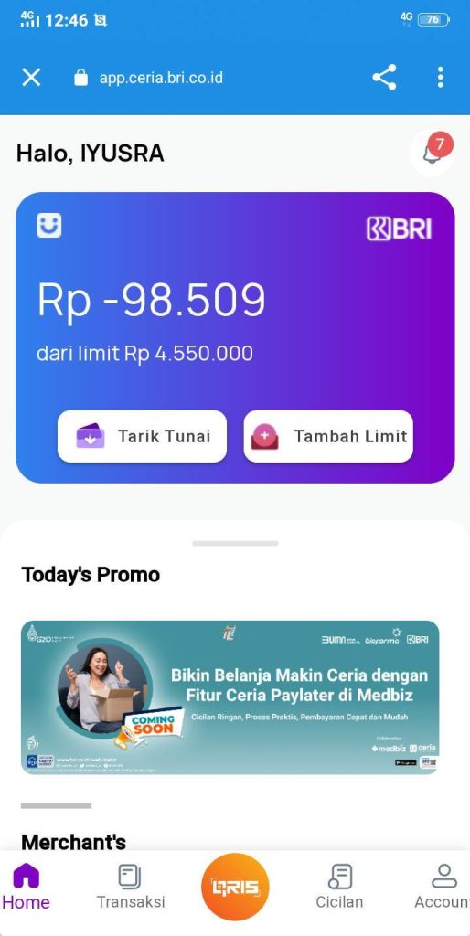 Aplikasi BRI Ceria Belum Terbayar Autodebit, Saya Dibilang Belum Bayar ...
