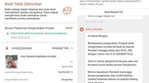 CS Shopee Memaksa Saya Menerima Barang Palsu