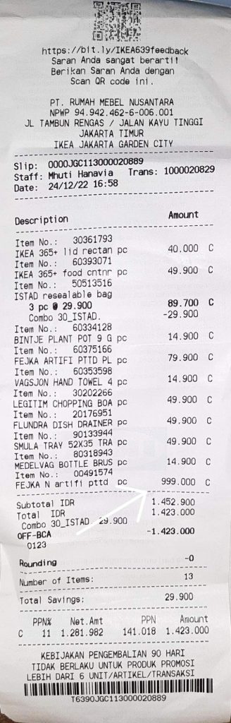 Agar Teliti dengan Modus Baru Promo IKEA Akhir Tahun