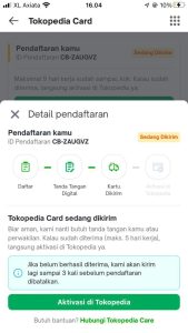 Kartu BRI Tokopedia Card Tak Kunjung Sampai