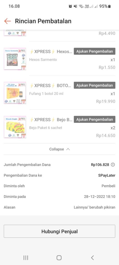 Masalah Pembatalan Pesanan di Shopee