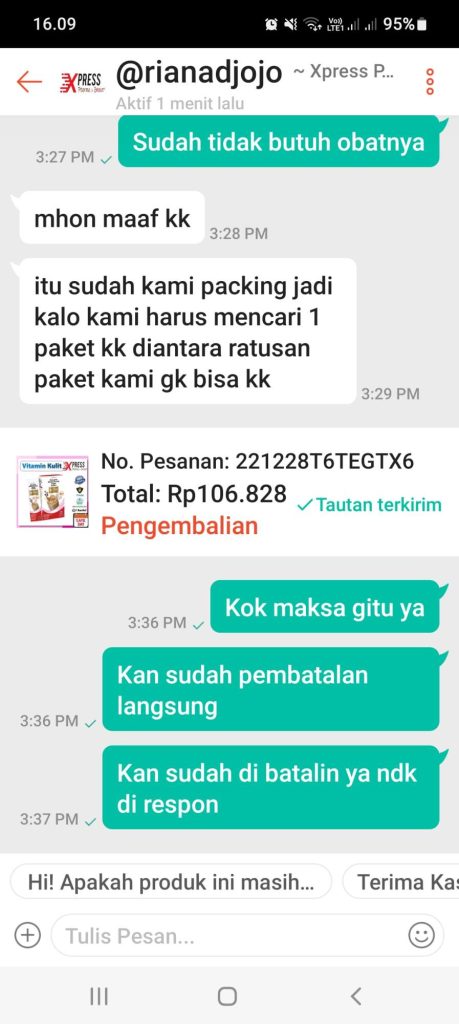 Masalah Pembatalan Pesanan di Shopee