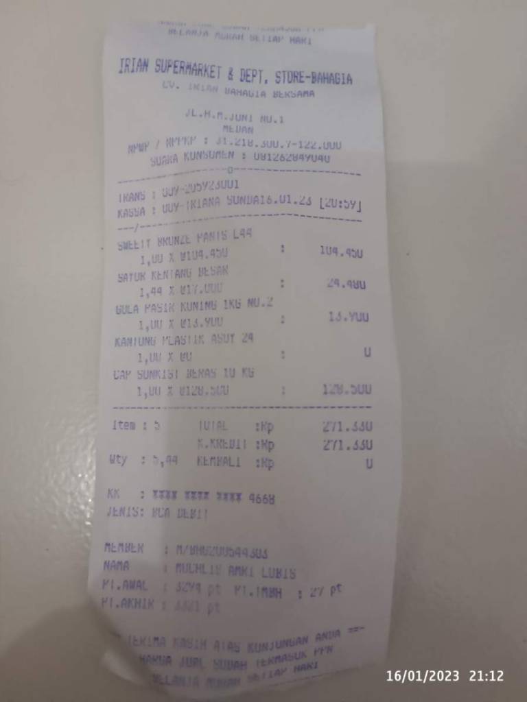 Perbedaan Harga antara Label di Rak dan Kasir Supermarket