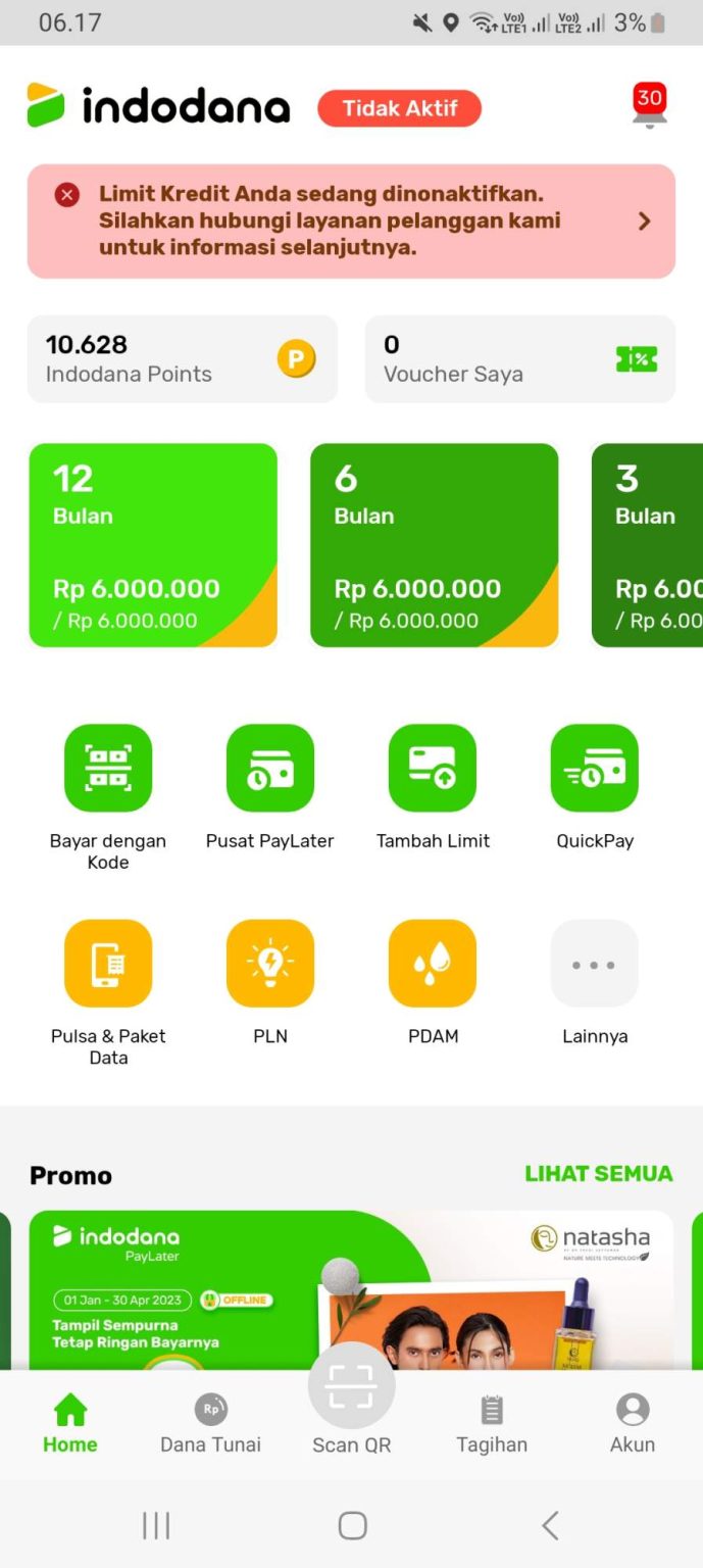 Akun Dinonaktifkan Sepihak oleh Indodana