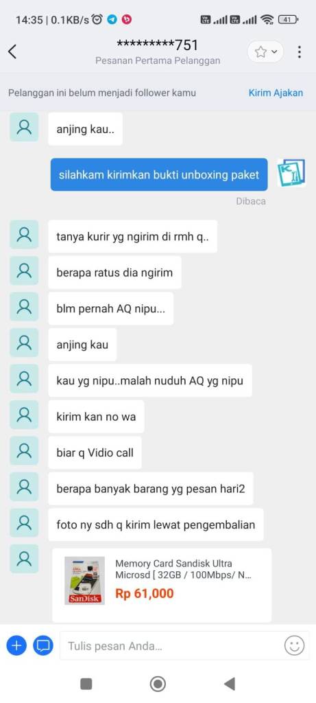 Upaya Penipuan dan Ancaman oleh Pembeli di Lazada dengan Paket COD