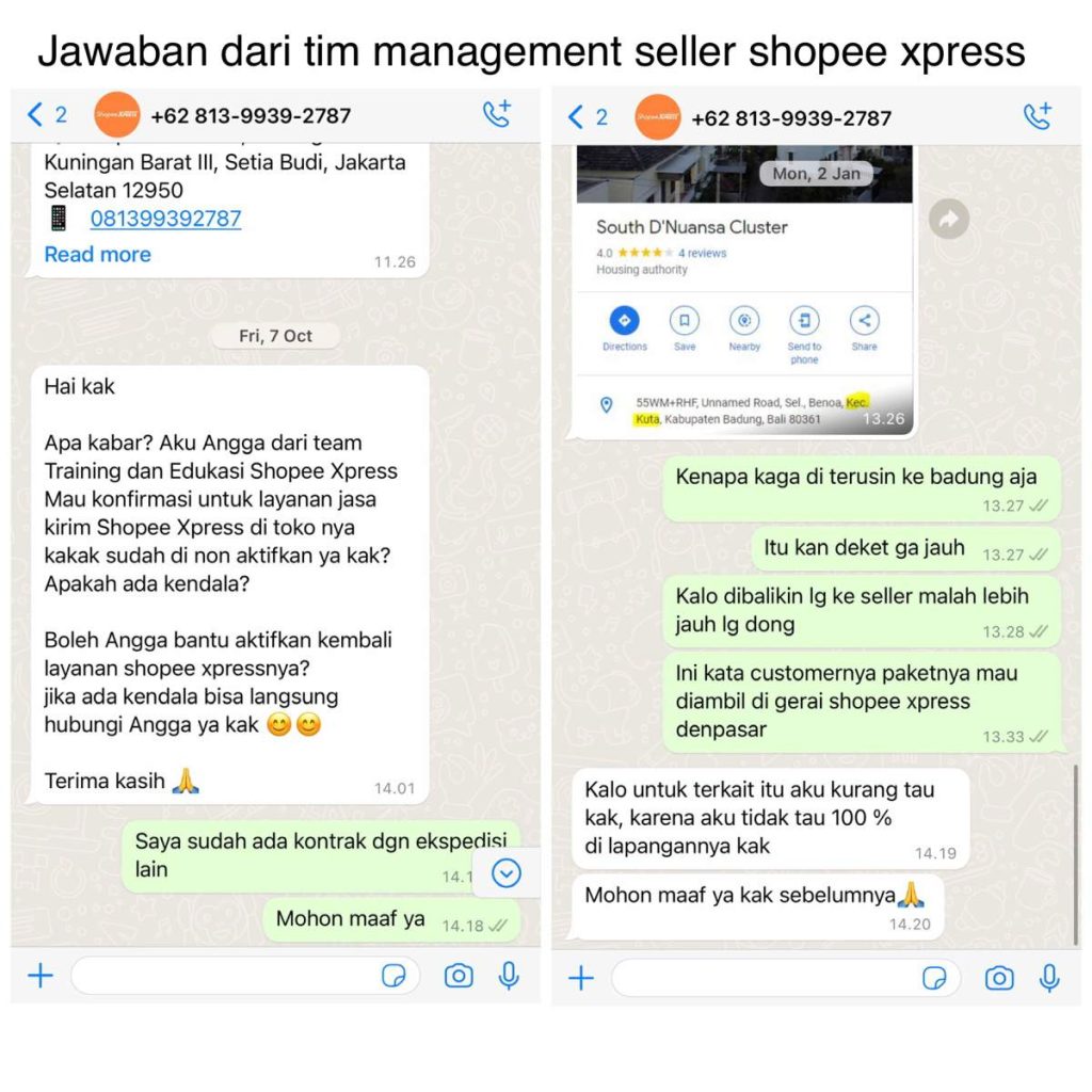 Pemaksaan Penggunaan Kurir Shopee Xpress oleh Shopee Indonesia ...