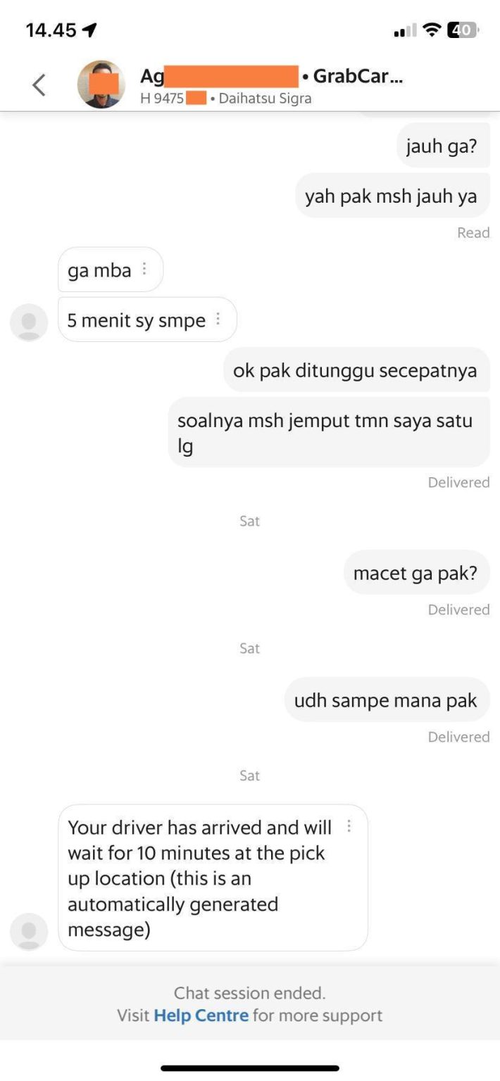 Kelalaian Driver Grab Car Buat Penumpang Tertinggal Kereta