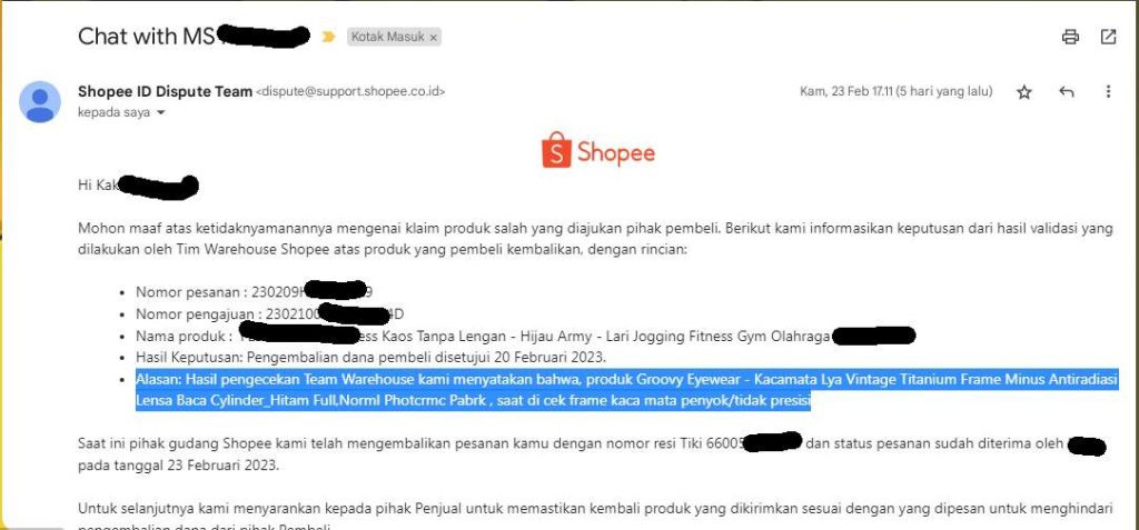 Shopee Membuat Keputusan Asal-asalan terkait Perselisihan antara Pembeli dan Penjual