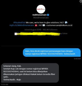 Telkom IndiHome Melewatkan Penambahan Tiang Jaringan Baru di Dusun Kami