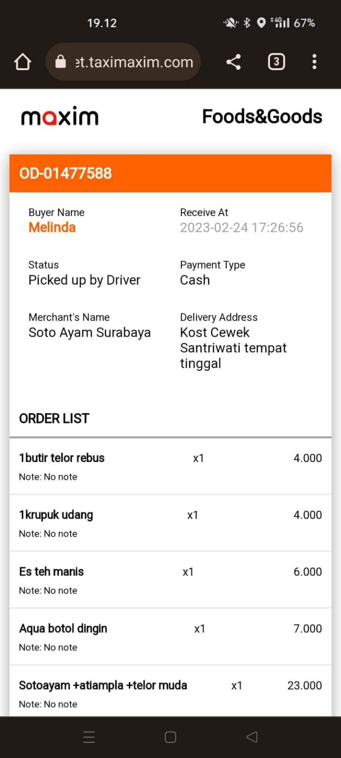 Komplotan Penipu Order Fiktif di Aplikasi Maxim Taxsee ID Sangat Merugikan Driver