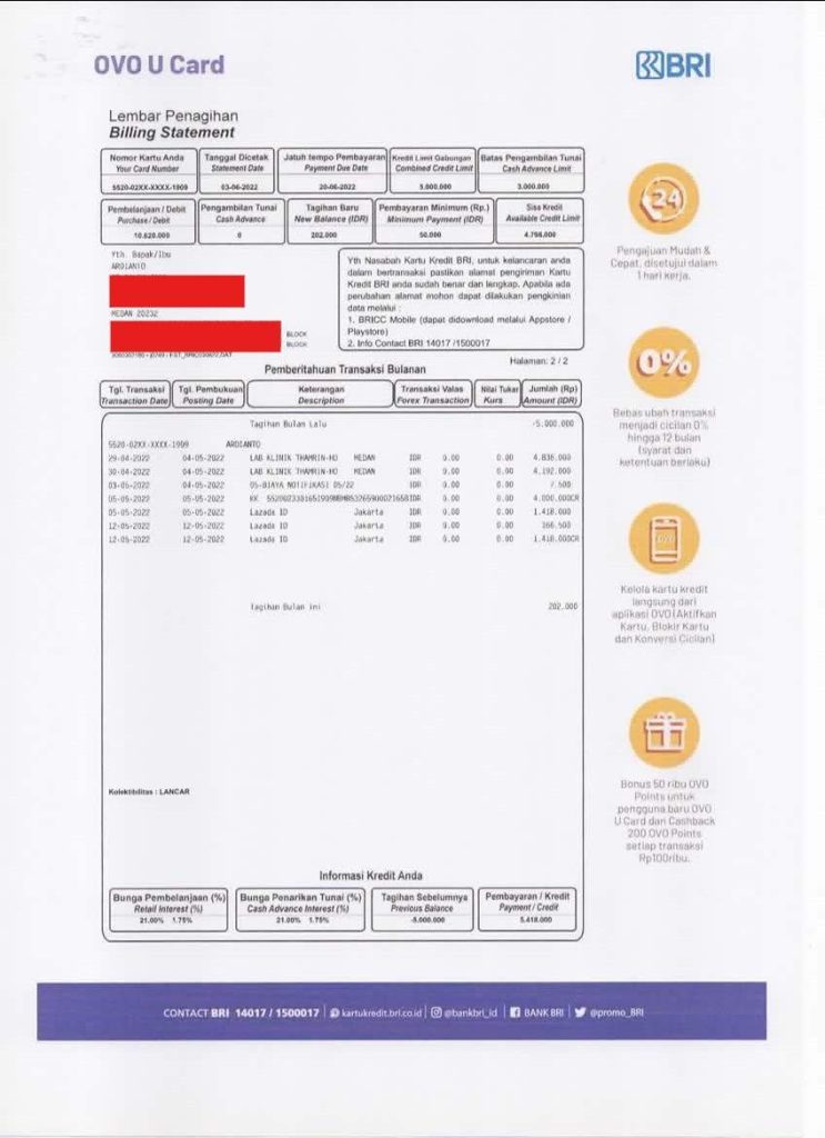 Welcome Bonus BRI OVO U Card Sudah Sembilan Bulan Tidak Kunjung Diterima