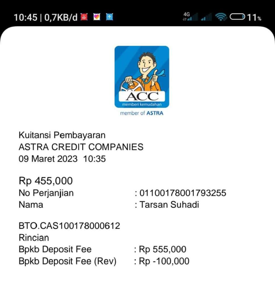 Saya Kecewa dengan Astra Credit Companies