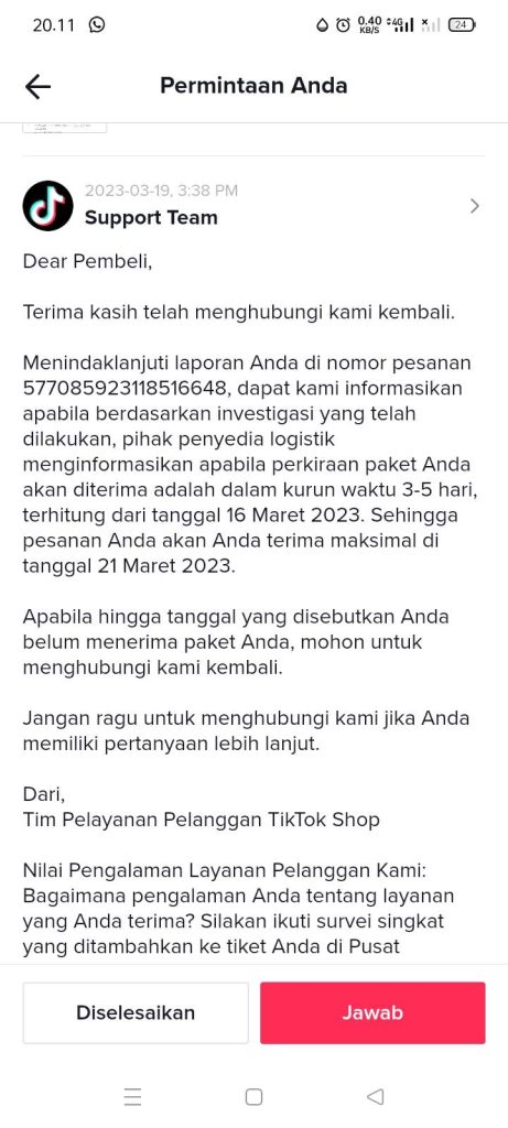 Kinerja JNT Express yang Tidak Profesional