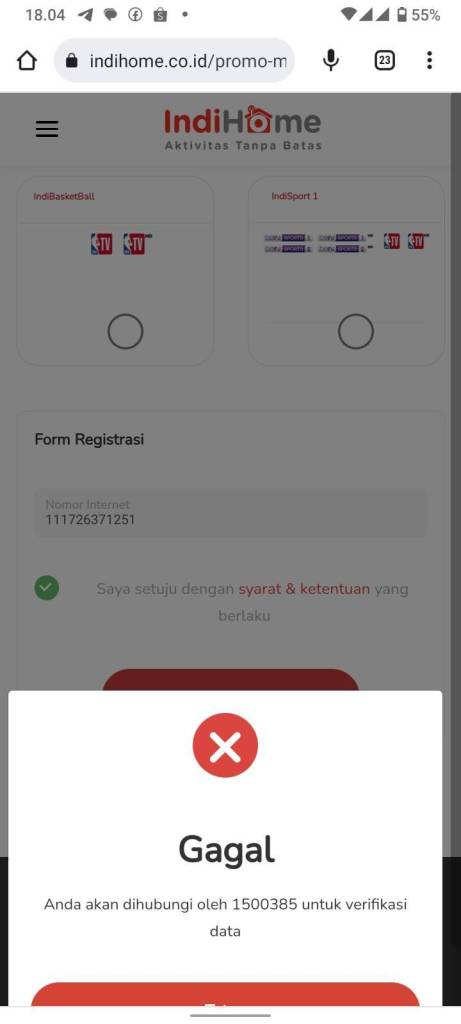 Gangguan Indihome, Lebih dari 5 Kali Komunikasi dan 10 Hari Laporan ...