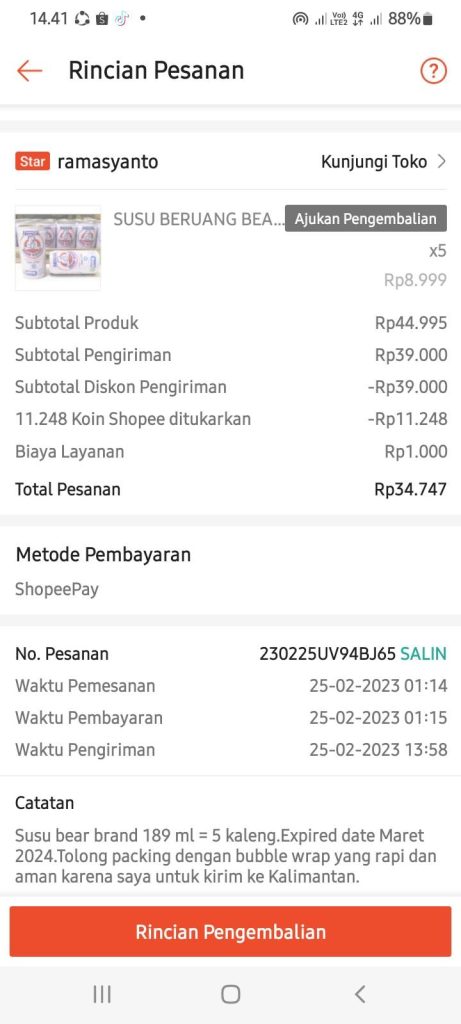 Barang Retur Sudah Diterima Penjual, Pengembalian Dana di Shopee Belum ...