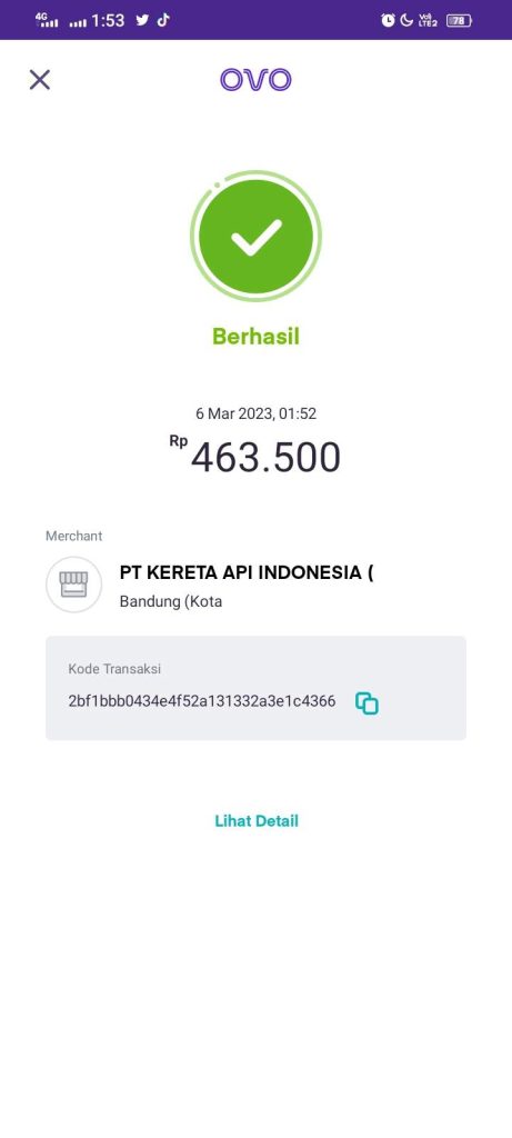 Refund Dana dari KAI dengan Pembayaran OVO Tidak Jelas
