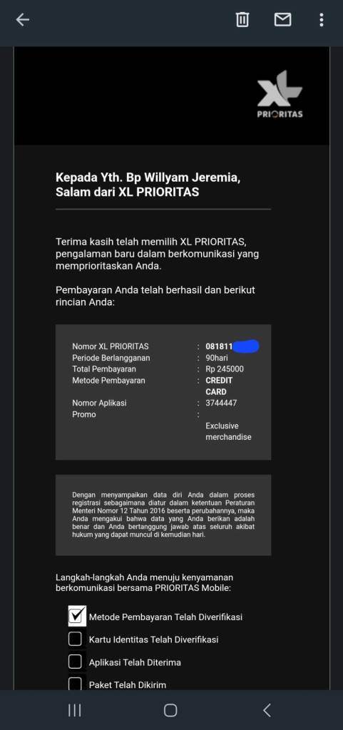 XL Prioritas tapi CS Tidak Kompeten, Tidak Bisa Mengaktifkan Nomor
