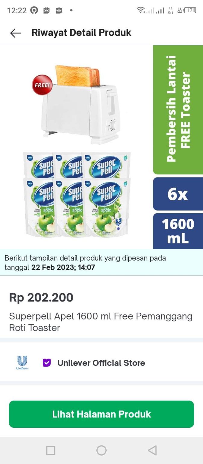 Unilever Official Store Tidak Mengirim Barang Paket Bundling ke Konsumen