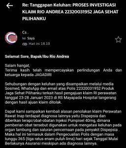 Asuransi Jagadiri Tidak Mau Bayar Klaim