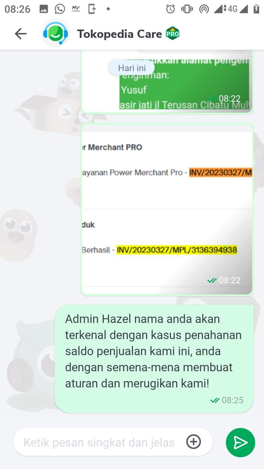 Melawan Kezaliman Tokopedia yang Menahan Saldo Penjual Seenaknya