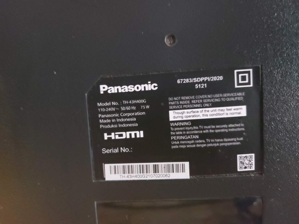 Kecewa dengan Kualitas LED TV Panasonic 43 Inch
