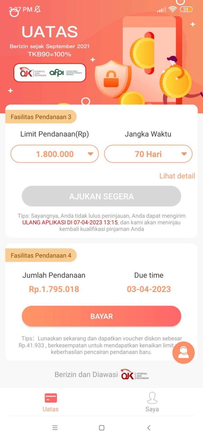 Penagihan Pinjaman Online UATAS Menyeramkan