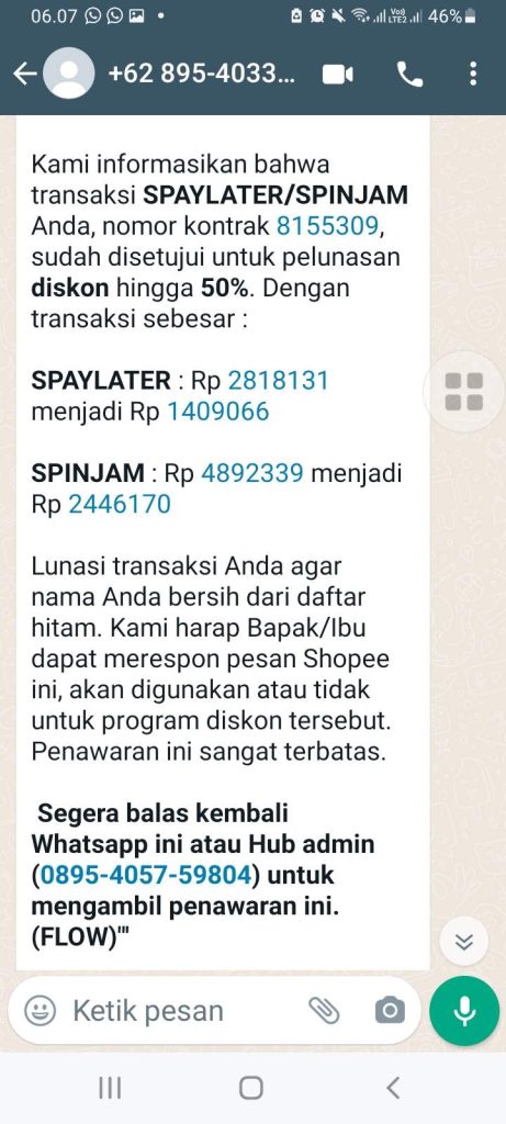 Sudah Bayaran Tagihan Shopee Paylater dan Shopee Pinjam Sesuai ...