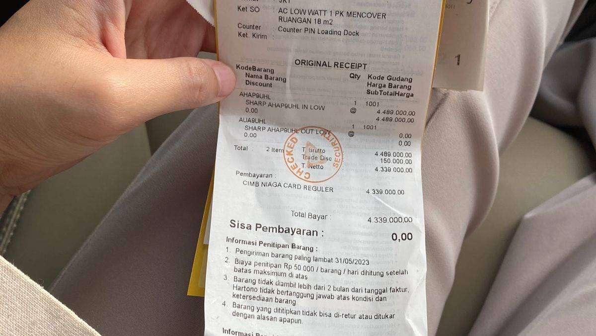 Produk dan Pelayanan Garansi Hartono Elektronik Mengecewakan