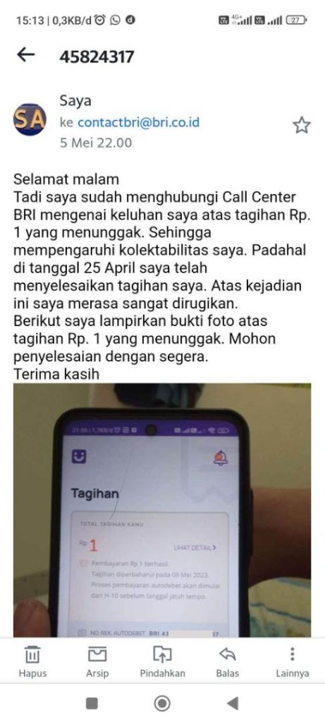 BRI Ceria yang Tidak Jelas