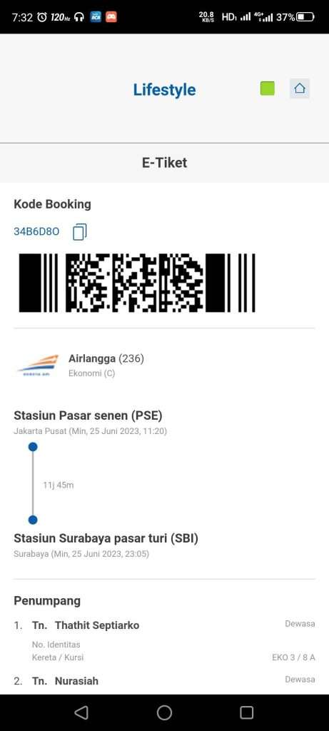 Pesan Tiket Kereta Api lewat m-Banking BCA Lifestyle dan Tiket.com ...