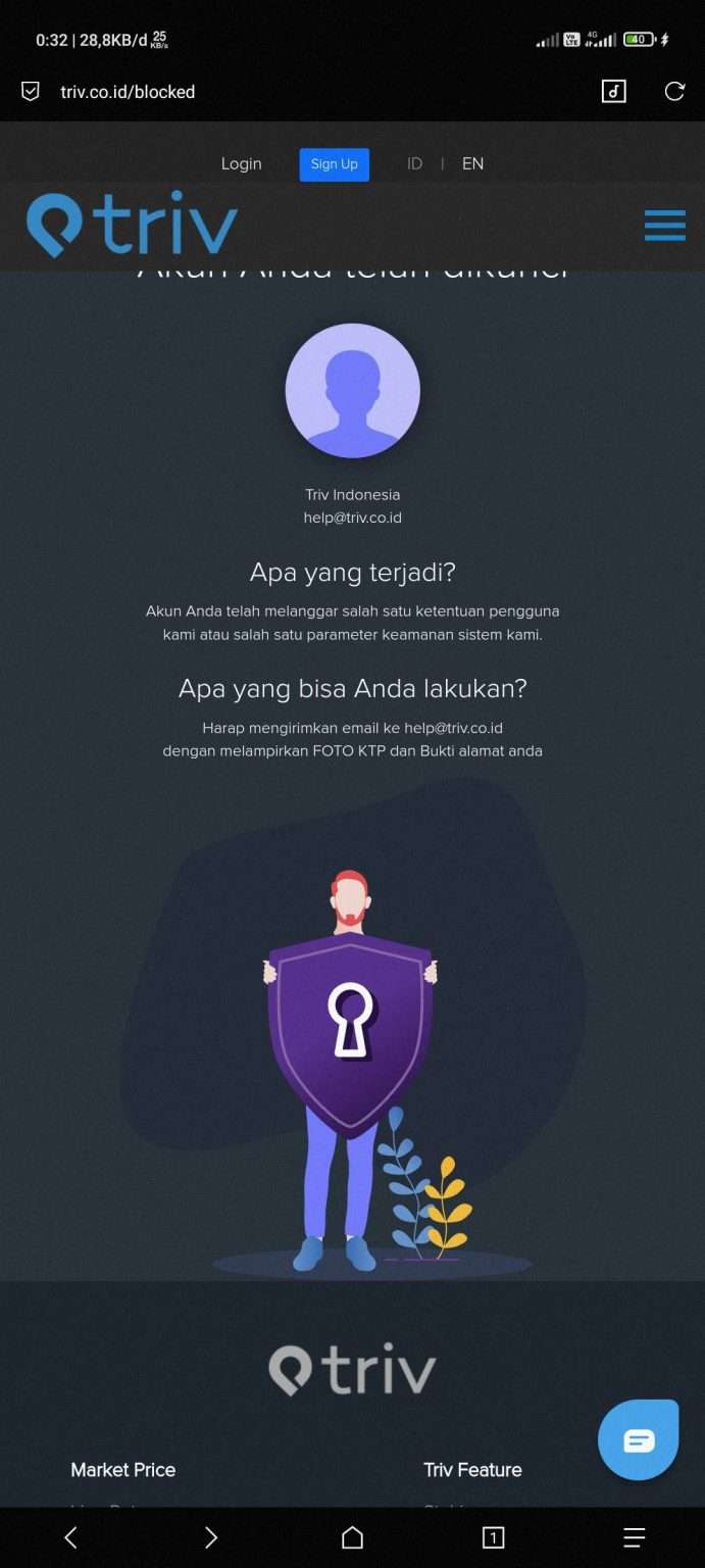 Aplikasi Triv Memblokir Akun Pengguna Setelah Pengguna Mengikuti Promo ...