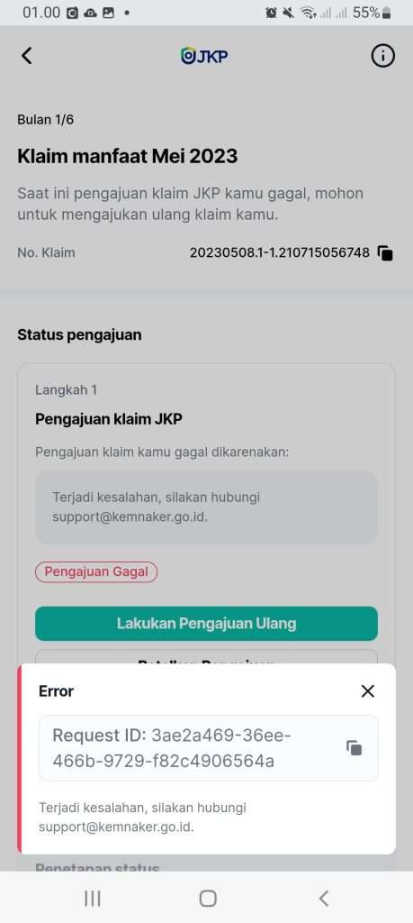 Tidak Bisa Klaim Jaminan Kehilangan Pekerjaan (JKP)