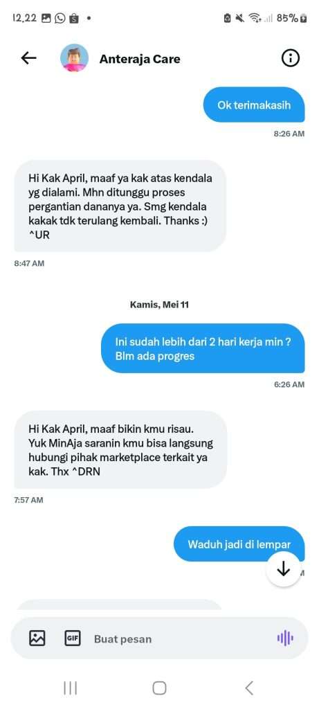 Paket Anteraja Tidak Bergerak Saat Cek Resi, Akhirnya Dinyatakan Hilang, Seller Rugi 😭