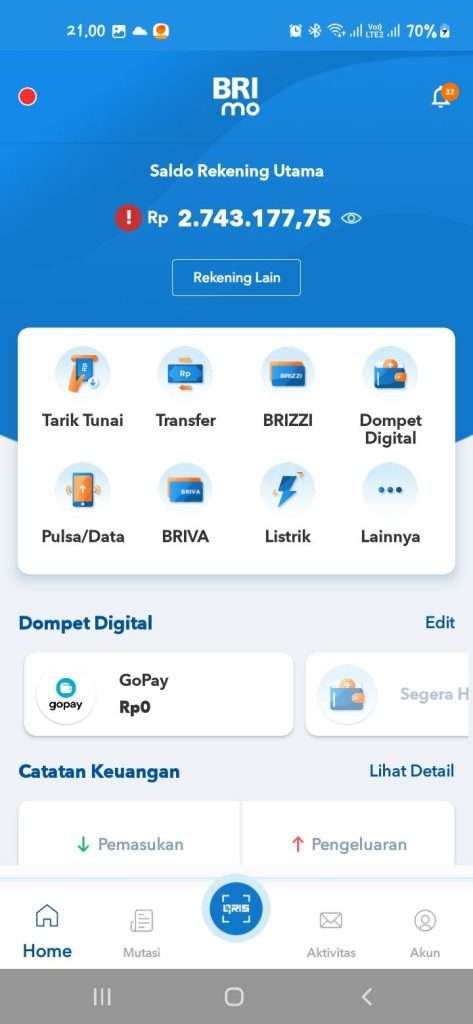 Saldo Rekening BRI Saya Tertahan karena BRI Ceria