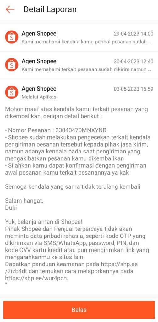 Status Resi Tidak Jelas, Shopee dan Anteraja Tidak Mau Tanggung Jawab