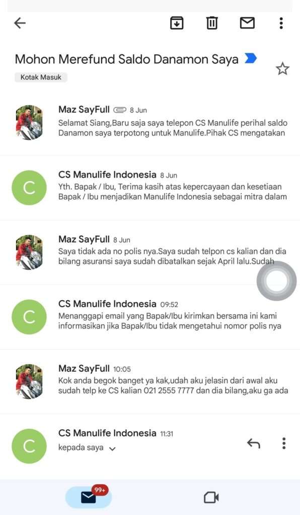 Update terkait Kasus Bank Danamon yang Memotong Saldo Saya untuk Manulife