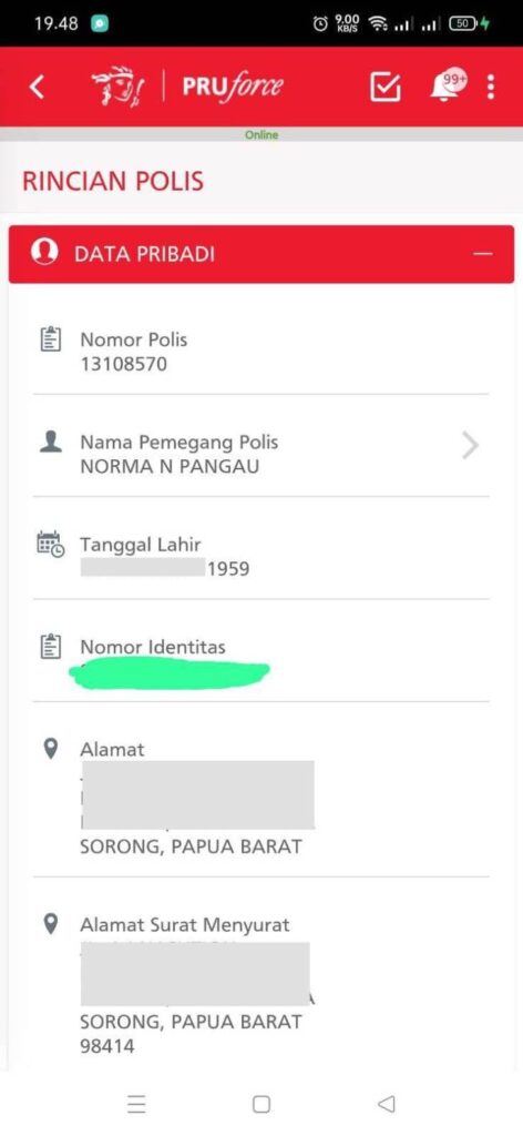 Pre-Admission Pemegang Black Card Prudential Ditolak