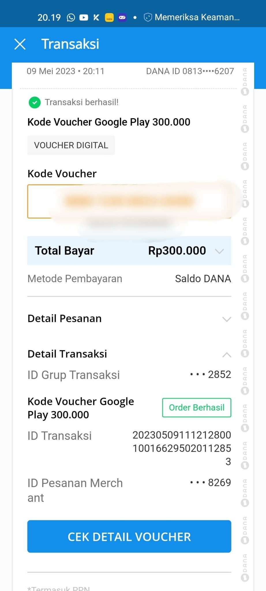 Kode Voucher Google Play dari DANA Tidak Bisa Digunakan