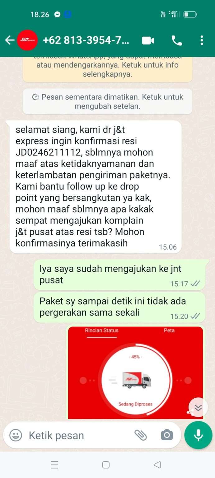 Paket Rusak dan Hilang di Gudang J&T Denpasar