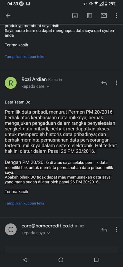 Apakah Peraturan Home Credit Lebih Tinggi dari Peraturan Pemerintah?