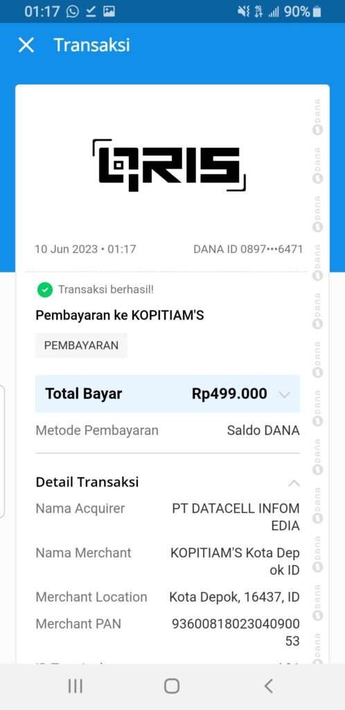 Pembayaran QRIS via DANA Status Berhasil dan Saldo Terpotong, Tapi Merchant Belum Terima Dana ...