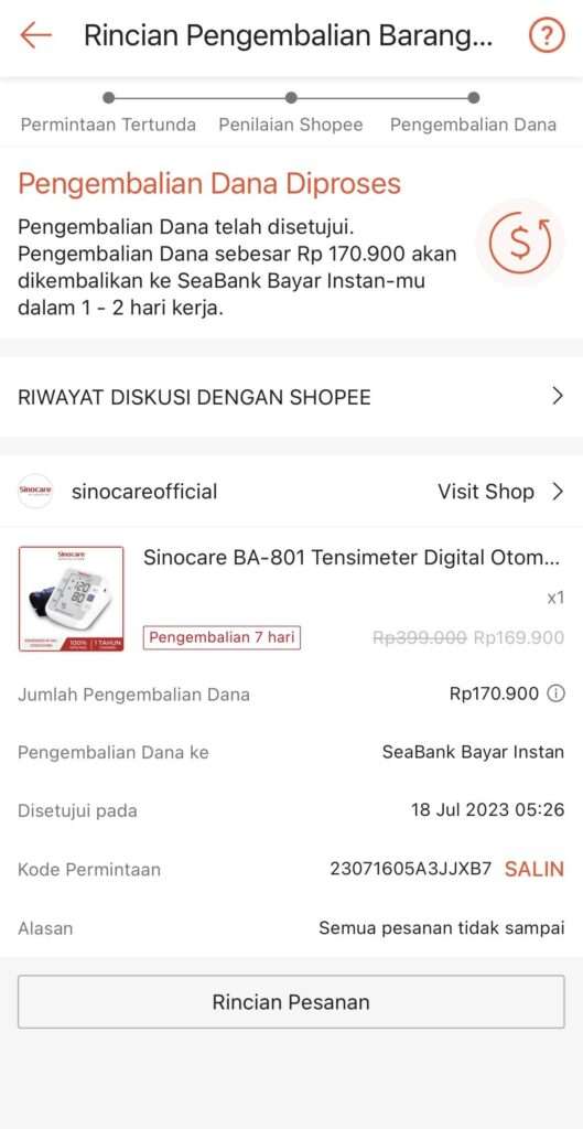 Kecewa dengan Pelayanan Shopee yang Sangat Lambat