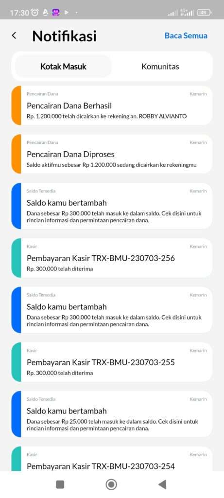 Aplikasi Pembayaran Labamu Menahan Uang Hasil Penjualan Saya