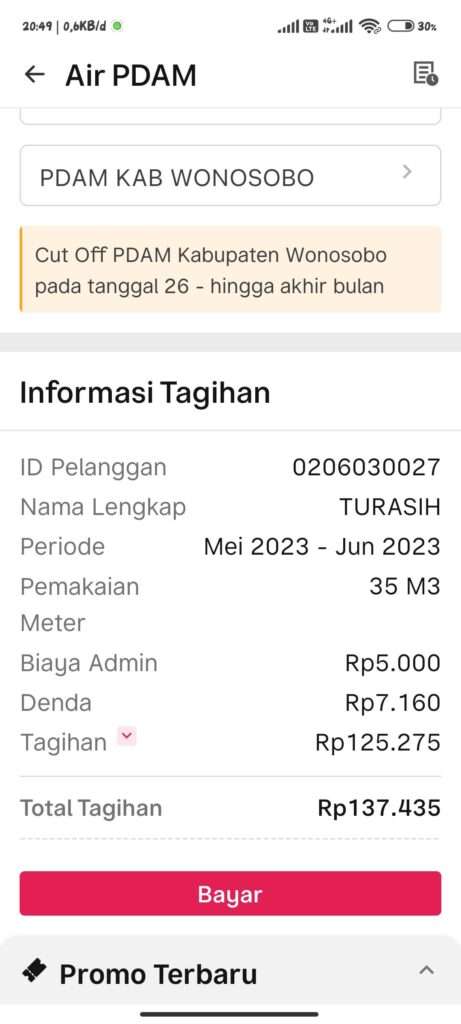 Tagihan PDAM Masih Tertagih dan Kena Denda, Padahal Sudah Bayar