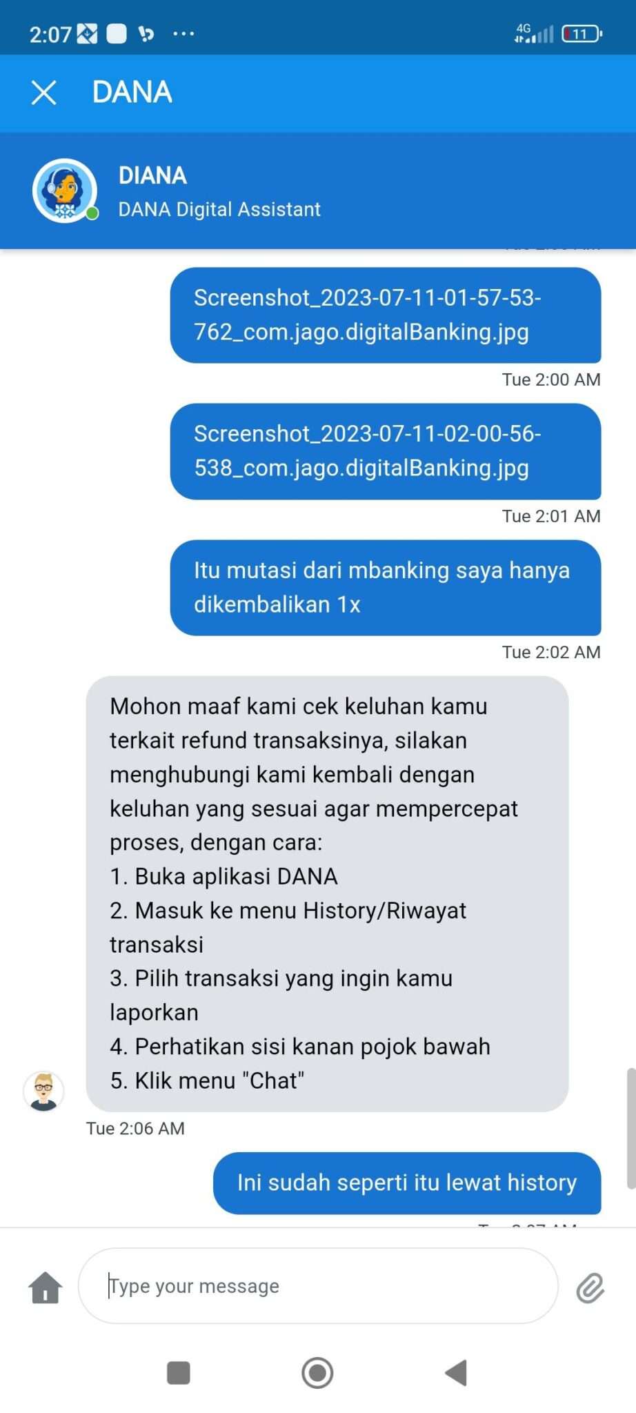 CS DANA Kabur Saat Ditanya Tentang Permasalahan